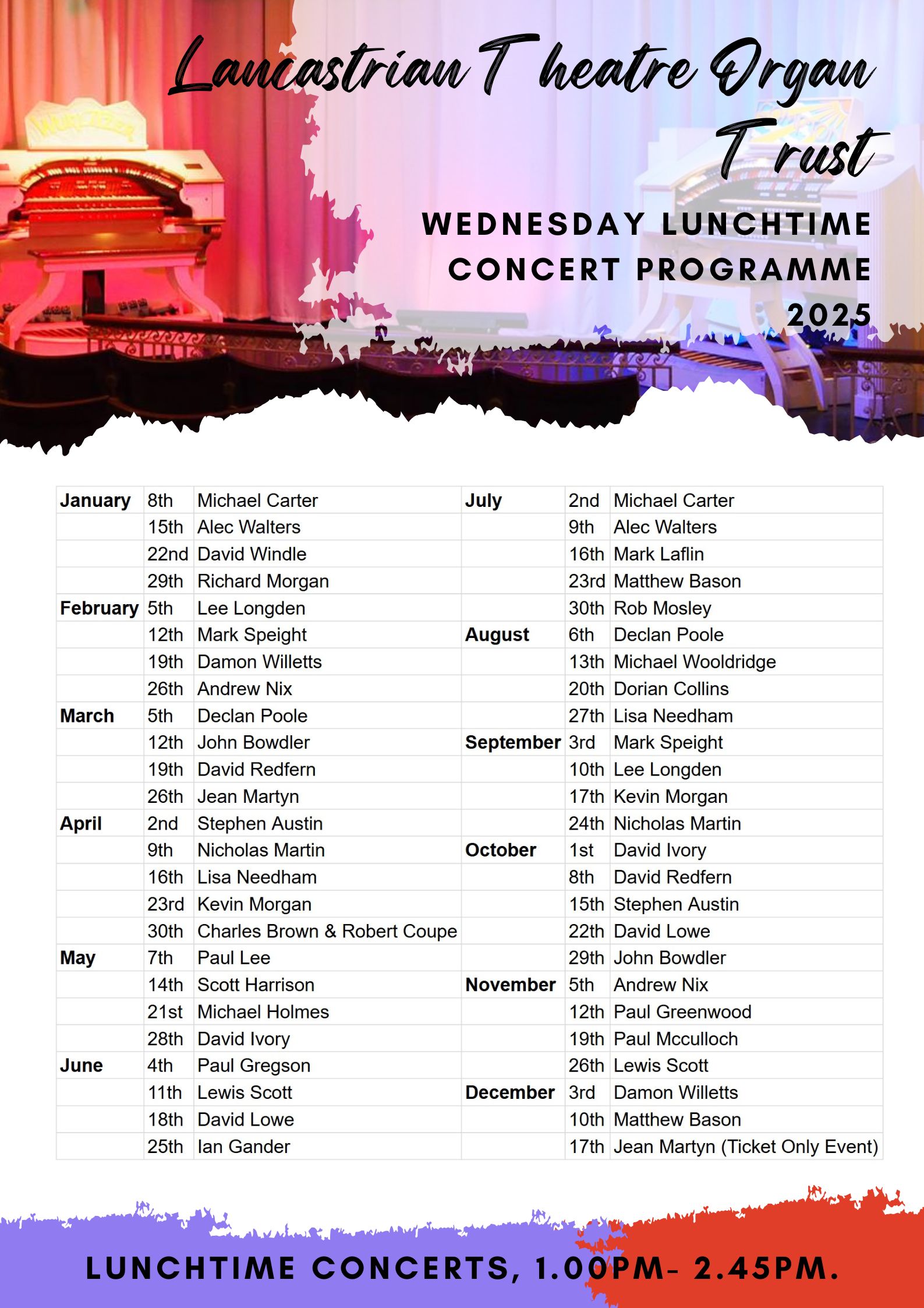 The Lancastrian Theatre Organ Trust – Helping Preserve the ...