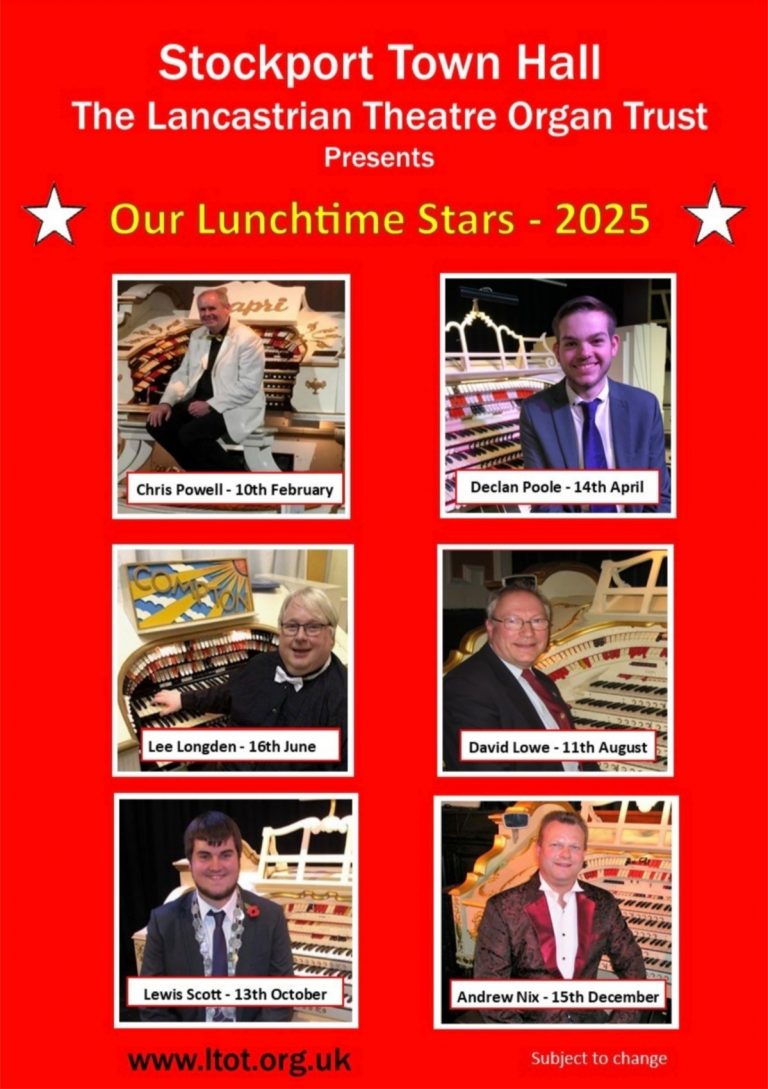 A Message from the Website Developer – The Lancastrian Theatre Organ Trust